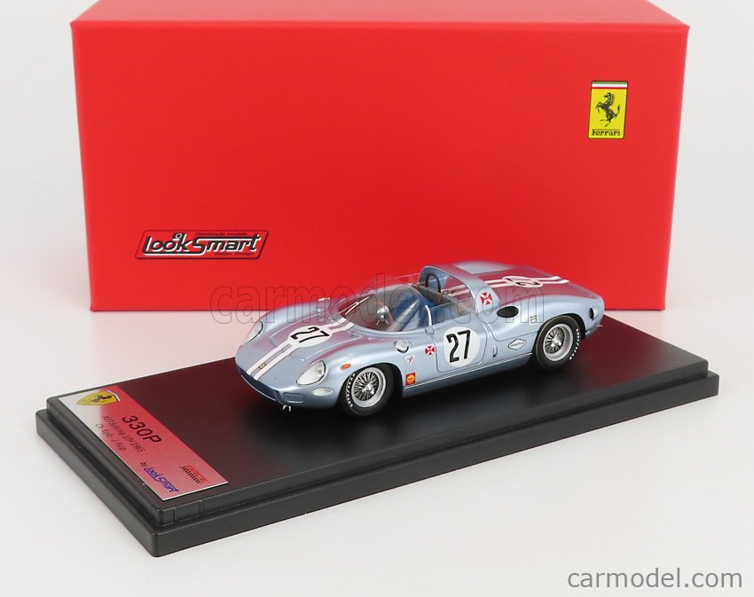 LOOKSMART LSRC090 Scale 1/43 | FERRARI 330P 4.0L V12 SPIDER N 27 12h ...