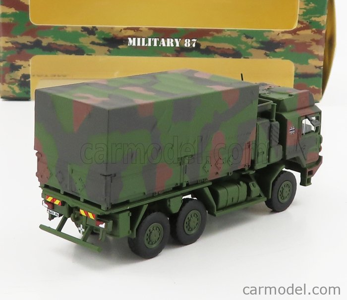 SCHUCO 452659300 Escala 1/87 | TRUCK UTF 5t 6x6 TELONATO 3-ASSI MILITARY 1675 MILITARY CAMOUFLAGE