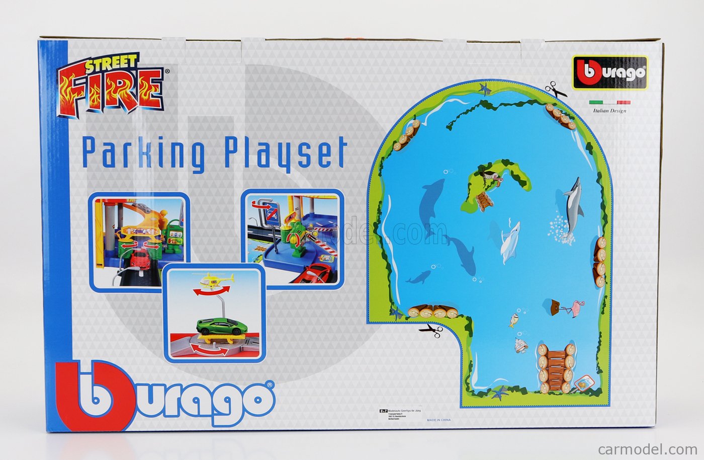 BURAGO 18-30025 Scale 1/43 | ACCESSORIES DIORAMA - PARKING PLAYSET ...