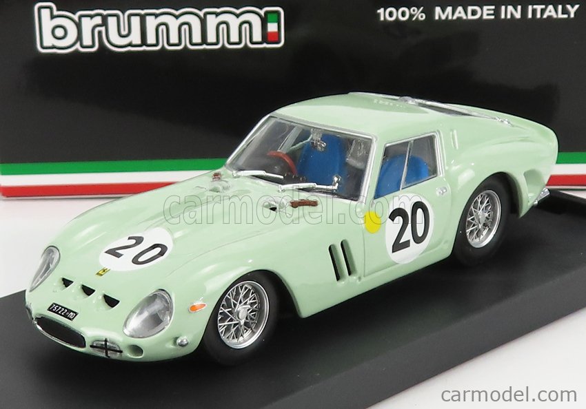 BRUMM R533-2020 Scala 1/43 | FERRARI 250 GTO 3.0L V12 COUPE TEAM U.D.T ...