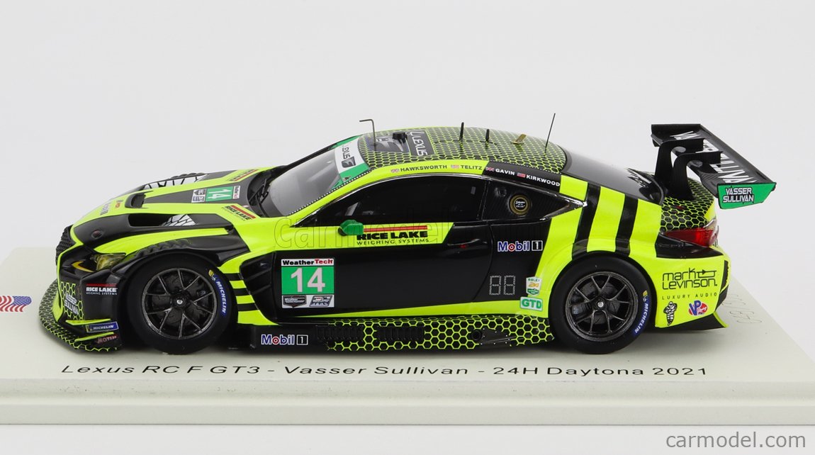 SPARK-MODEL US289 Scale 1/43 | LEXUS RC F GT3 TEAM AIM VASSER SULLIVAN ...