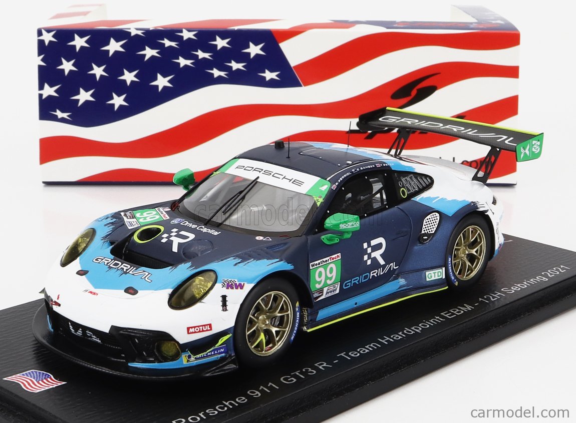 SPARK-MODEL US296 Escala 1/43 | PORSCHE 911 911-2 GT3 R TEAM HARDPOINT ...