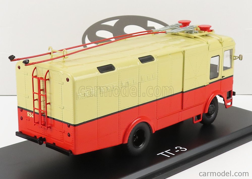 START SCALE MODELS SSM4048 Scale 1/43 | SKODA 9TR AUTOBUS 1961 CREAM RED