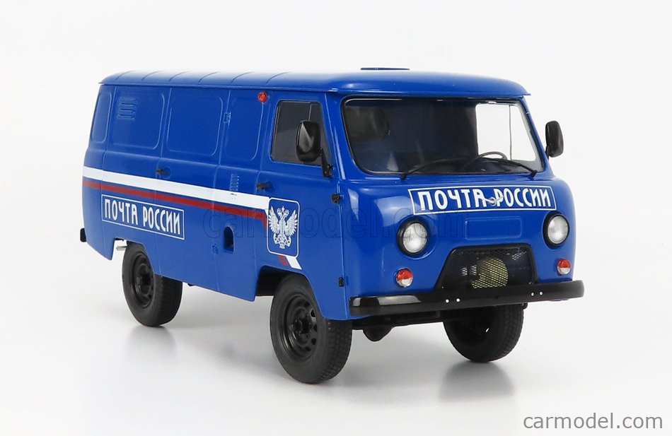 START SCALE MODELS SSM2008 Scale 1/18 | UAZ 3741 VAN RUSSIAN POST 1966 BLUE