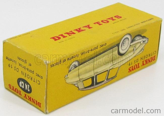 DINKY FRANCE 522 24CP Scale 1/43 | CITROEN DS19 WITH WINDOWS YELLOW GREY