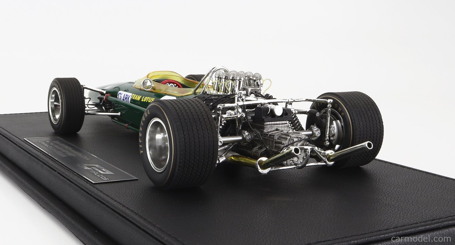 GP-REPLICAS GP139A Scale 1/18 | LOTUS F1 49 N 5 WINNER BRITISH GP 1967 JIM CLARK GREEN YELLOW