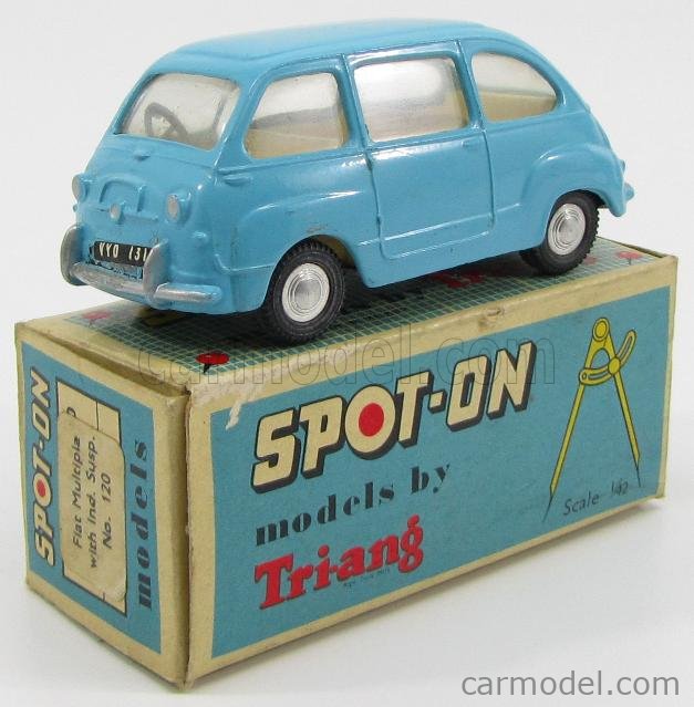 SPOT-ON 120 Masstab: 1/42 | FIAT 600 MULTIPLA LIGHT BLUE