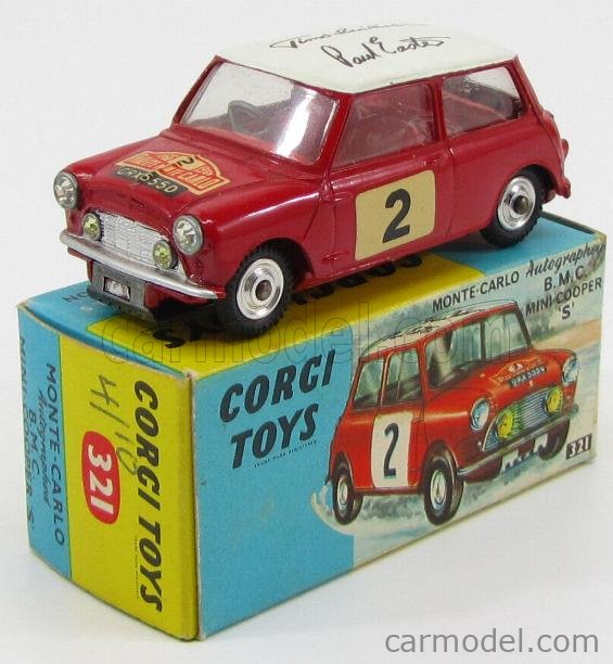 CORGI 321 Scala 1/43 | MORRIS MINI COOPER S N 2 WINNER RALLY ...