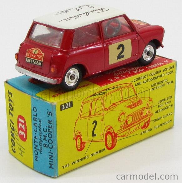CORGI 321 Scale 1/43 | MORRIS MINI COOPER S N 2 WINNER RALLY ...
