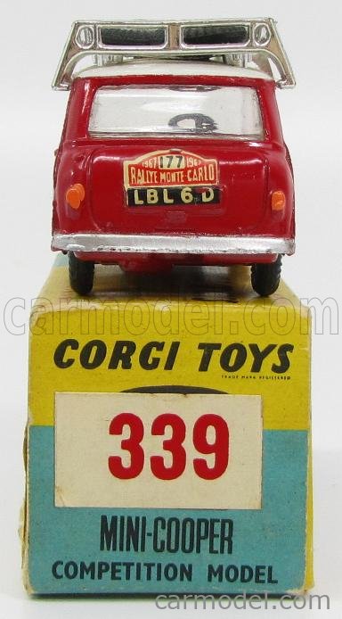 CORGI 339 Scale 1/43 | MORRIS MINI COOPER S N 177 WINNER RALLY ...