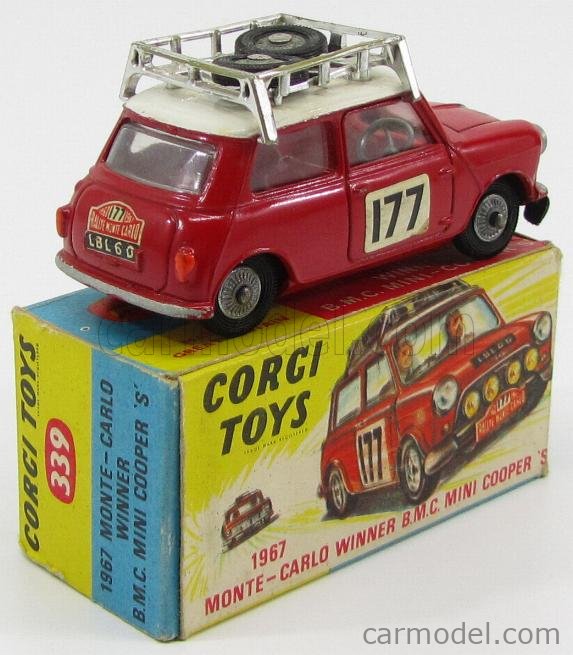 CORGI 339 Scala 1/43 | MORRIS MINI COOPER S N 177 WINNER RALLY ...