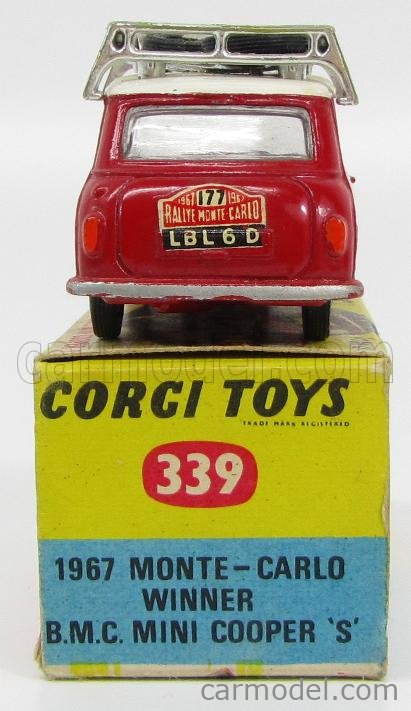 CORGI 339 Scale 1/43 | MORRIS MINI COOPER S N 177 WINNER RALLY ...