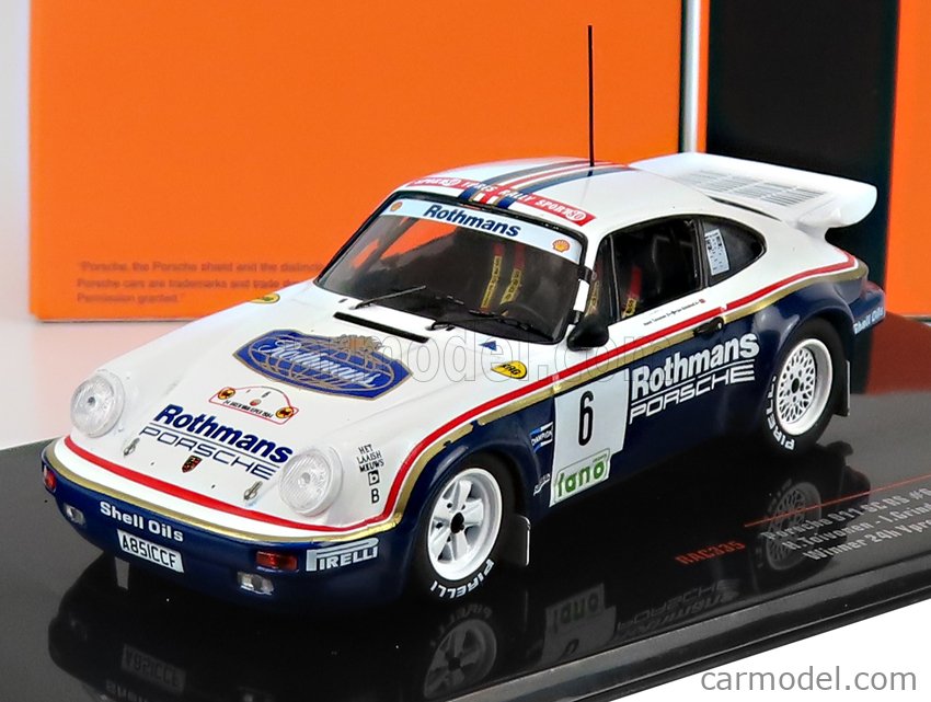 IXO-MODELS RAC335 Masstab: 1/43 | PORSCHE 911 SC RS TEAM ROTHMANS N 6 ...