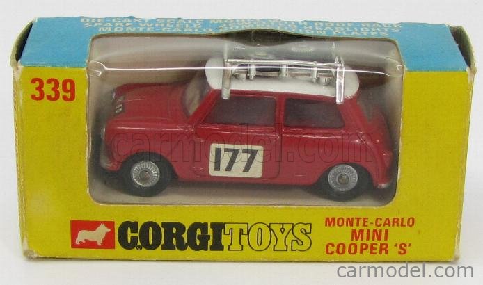 CORGI 339 Echelle 1/43 | MORRIS MINI COOPER S N 177 WINNER RALLY ...