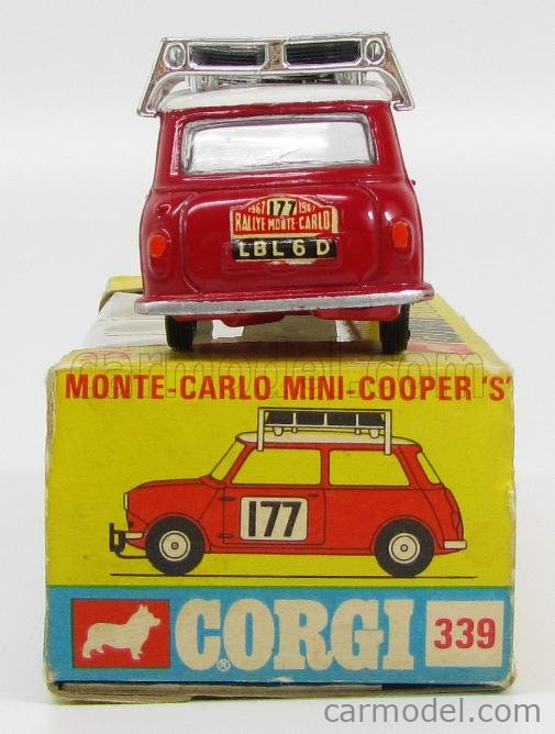 CORGI 339 Masstab: 1/43 | MORRIS MINI COOPER S N 177 WINNER RALLY ...