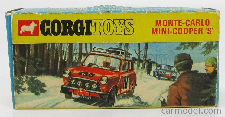 CORGI 339 Scale 1/43 | MORRIS MINI COOPER S N 177 WINNER RALLY ...