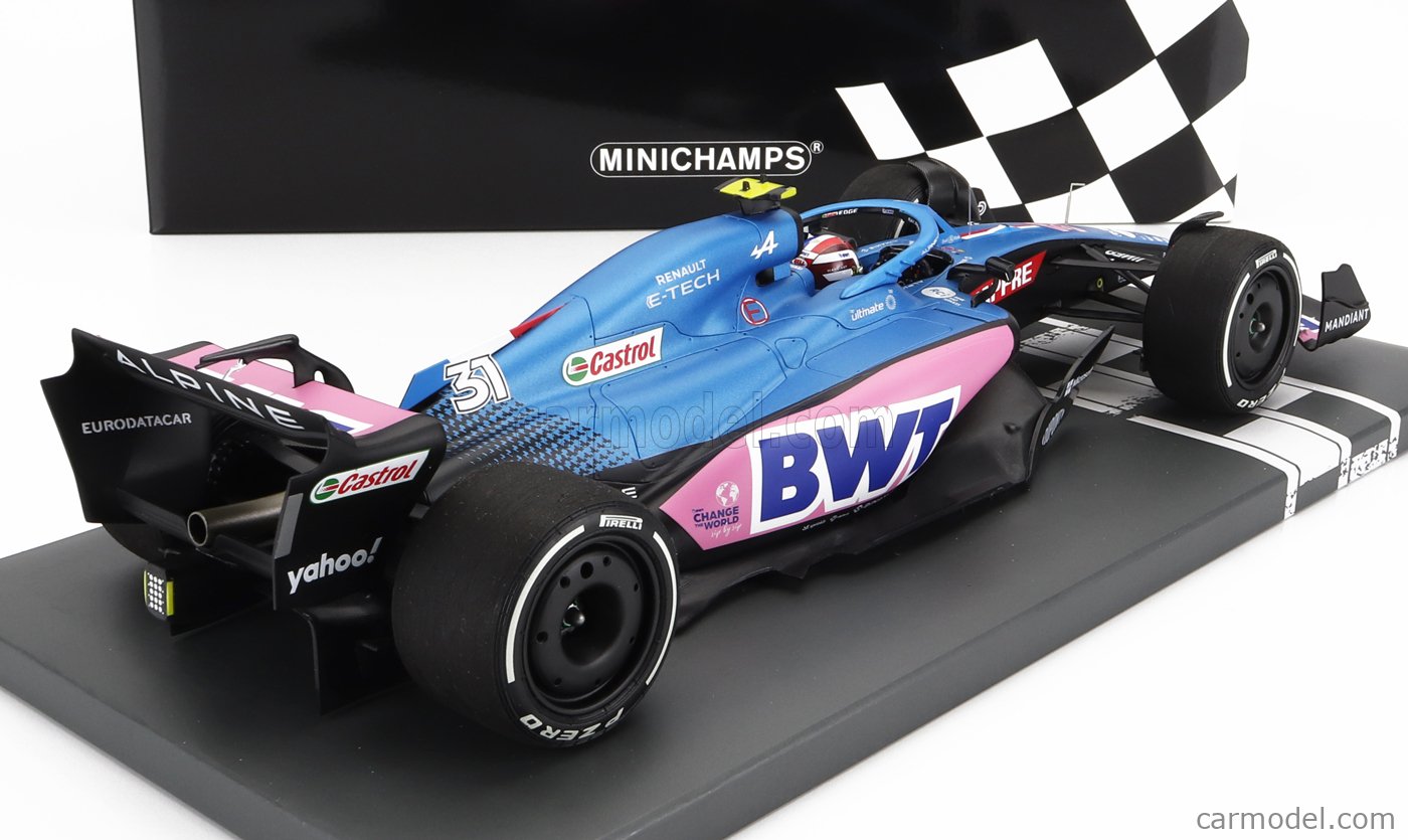 MINICHAMPS 117220331 Scale 1/18 | ALPINE F1 A522 TEAM ALPINE BWT N 31 ...