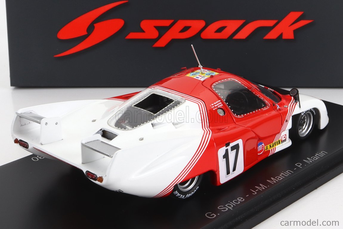 SPARK-MODEL S8456 Scala 1/43 | RONDEAU M379B 3.0L V8 TEAM JEAN RONDEAU ...