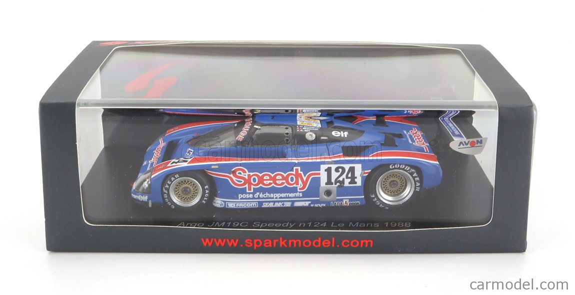 SPARK-MODEL S7318 Scale 1/43 | ARGO JM19C 3.3L V8 TEAM MT SPORT RACING ...