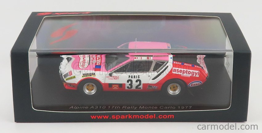 SPARK-MODEL S5468 Scale 1/43 | RENAULT ALPINE A310 N 32 RALLY ...