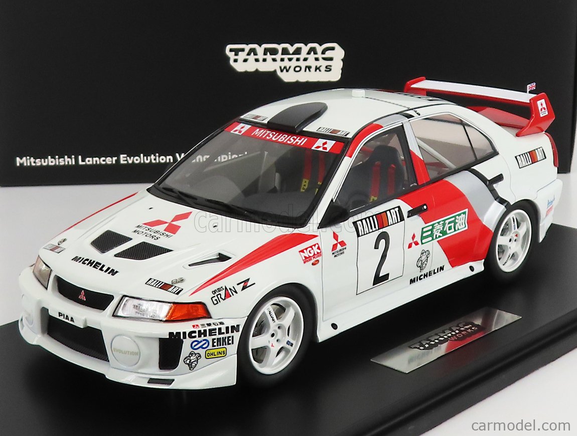 TARMAC T18-003-RB Echelle 1/18 | MITSUBISHI LANCER EVOLUTION V N 2 ...