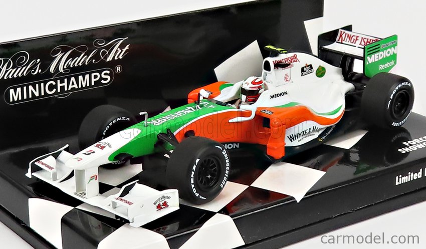 MINICHAMPS 400100085 Scale 1/43 | FORCE INDIA F1 VJM03 N 15 SEASON 2010 ...