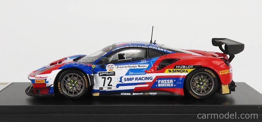 LOOKSMART LSRC085 Scale 1/43 | FERRARI 488 GT3 EVO 3.9L TURBO V8 TEAM ...