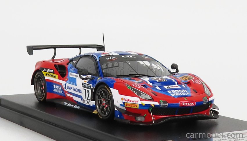 LOOKSMART LSRC085 Scale 1/43 | FERRARI 488 GT3 EVO 3.9L TURBO V8 TEAM ...