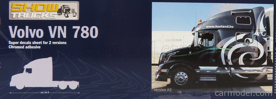 ITALERI IT3892 Scale 1/24 | VOLVO VT880 TRACTOR TRUCK 3-ASSI 1990
