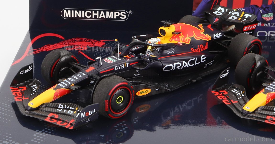 MINICHAMPS 472224111 Scale 1/43 | RED BULL F1 SET 2X RB18 TEAM ORACLE ...
