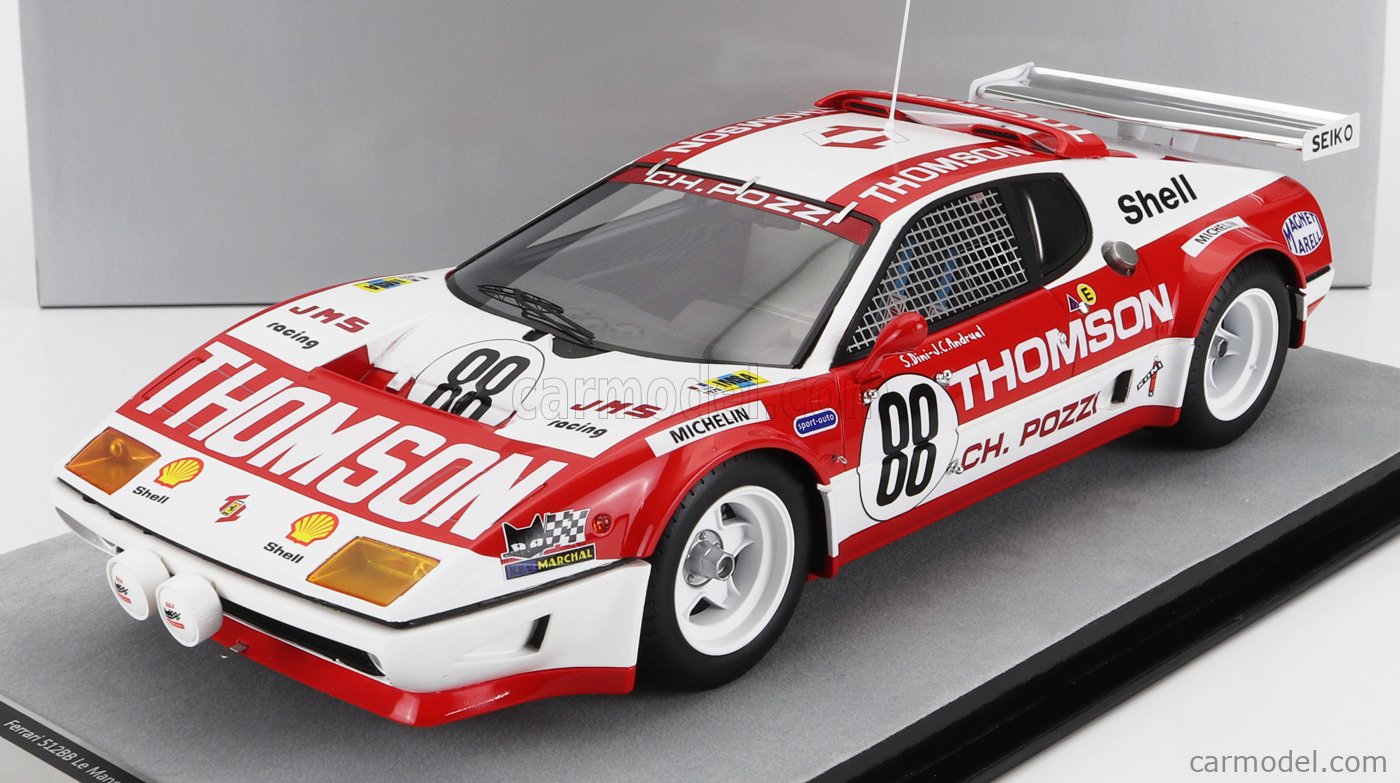 TECNOMODEL TM18-248A Echelle 1/18 | FERRARI 512BB 4.9L TEAM POZZI ...