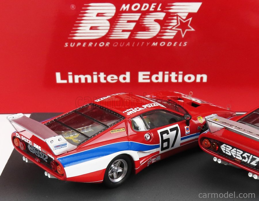 BEST-MODEL 9826/D Scale 1/43 | FERRARI SET 2X 512BB LM TEAM JMS POZZI ...