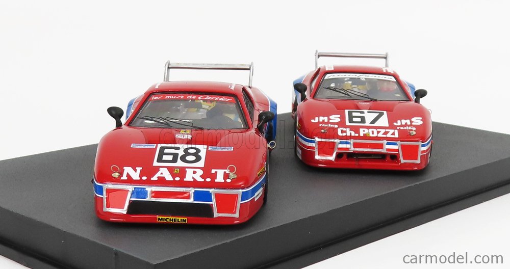 BEST-MODEL 9826/D Scale 1/43 | FERRARI SET 2X 512BB LM TEAM JMS POZZI ...