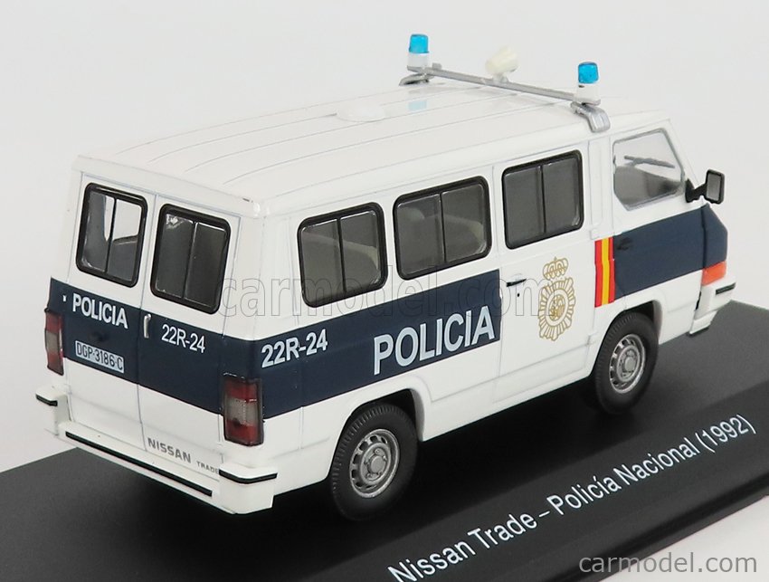 EDICOLA VEDEREPESP052 Scale 1/43 | NISSAN TRADE MINIBUS POLICIA ...