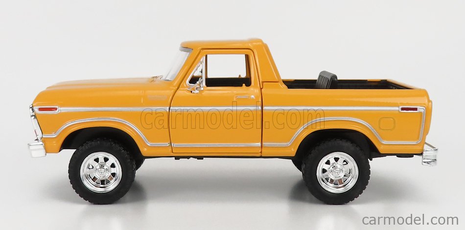 MOTOR-MAX 79374Y Scale 1/24 | FORD USA BRONCO HARD-TOP OPEN 1978 YELLOW
