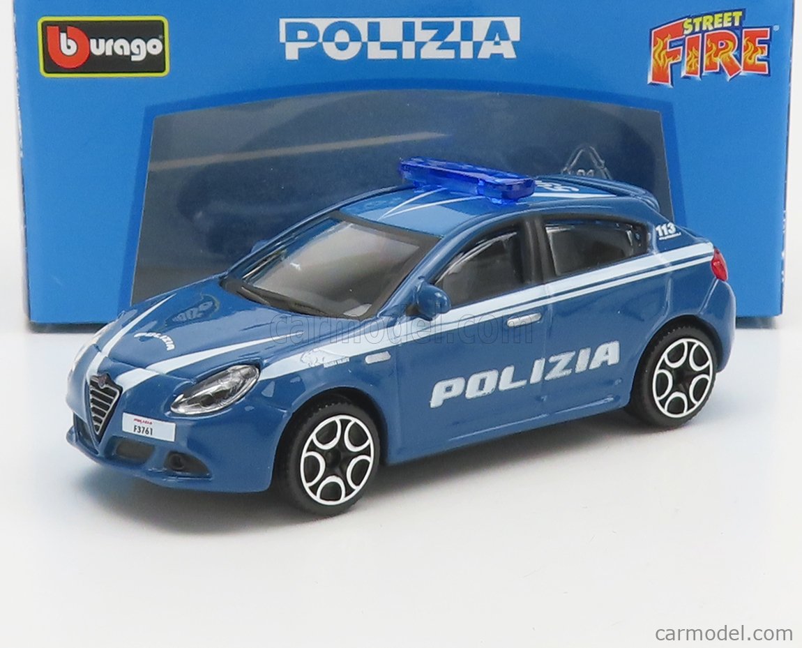 BURAGO 18-01322-POL Scale 1/43 | ALFA ROMEO GIULIETTA POLIZIA 2010 ...
