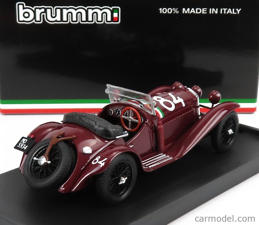 BRUMM R389-UPD-2022 Escala 1/43 | ALFA ROMEO 1750 GS SPIDER N 84 WINNER ...