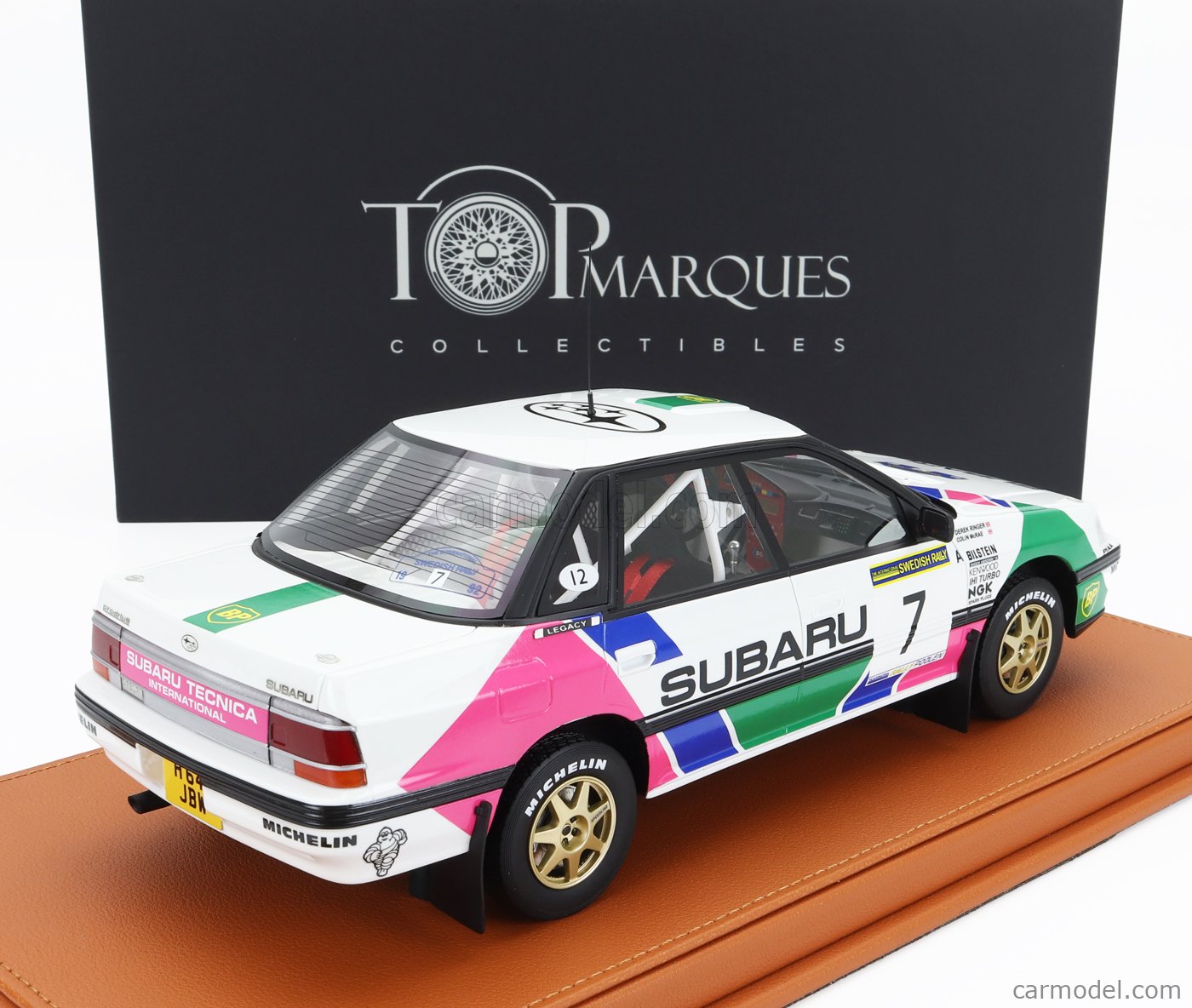 TOPMARQUES TOP118A Scale 1/18 | SUBARU LEGACY RS N 7 2nd SWEDISH RALLY ...