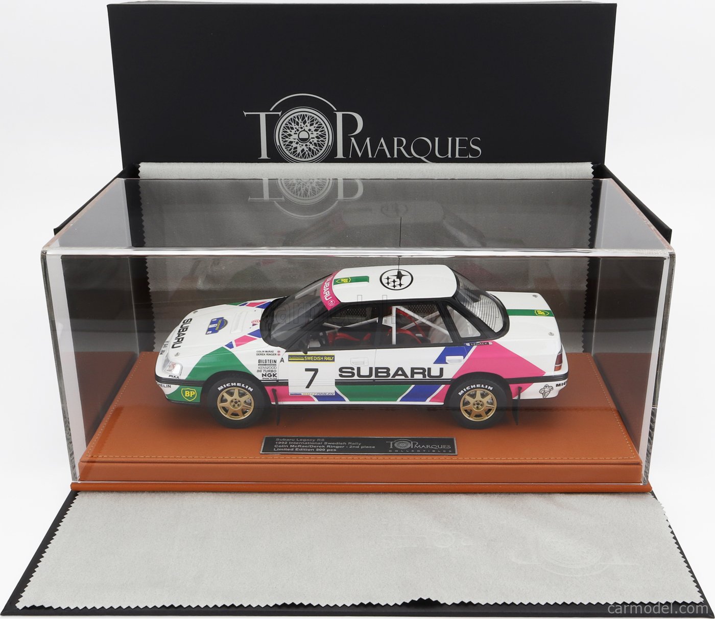 TOPMARQUES TOP118A Scale 1/18 | SUBARU LEGACY RS N 7 2nd SWEDISH RALLY ...