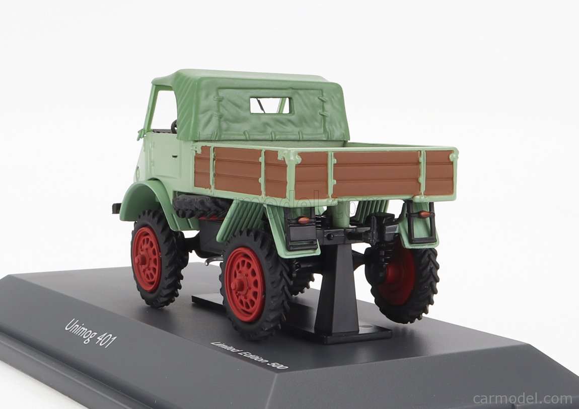 SCHUCO 450254800 Scale 1/43 | MERCEDES BENZ UNIMOG 401 TRUCK 1953 GREEN ...