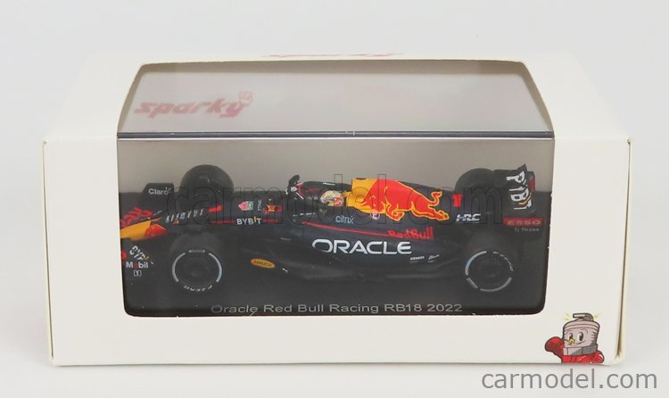 SPARK-MODEL Y254 Scale 1/64 | RED BULL F1 RB18 TEAM ORACLE RED BULL ...