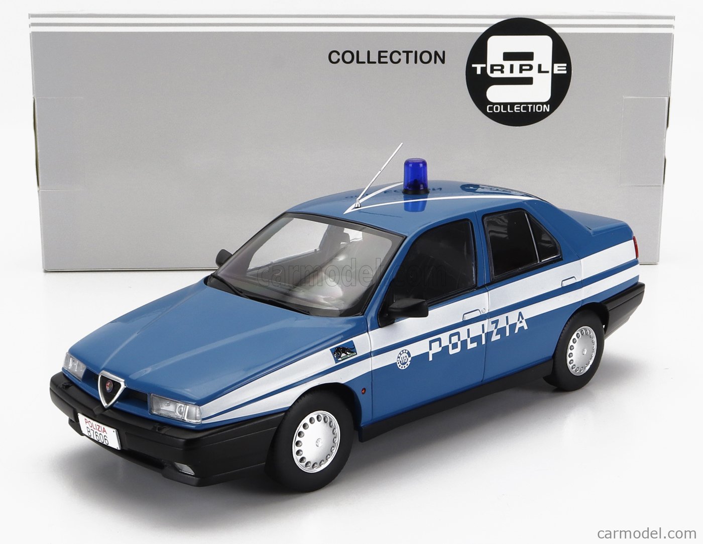 TRIPLE9 T9 1800386 Escala 1 18 ALFA ROMEO 155 POLIZIA POLICE 1996 TRIPLE9 T9 1800386 Escala 1 18 ALFA ROMEO 155 POLIZIA POLICE 1996