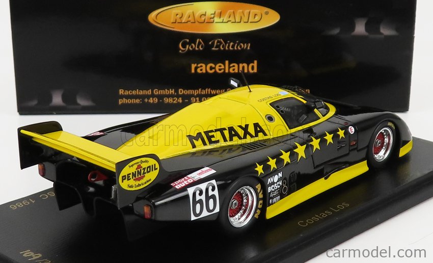 SPARK-MODEL RS1206-41206 Scale 1/43 | MARCH 84G PORSCHE TEAM COSMIK ...