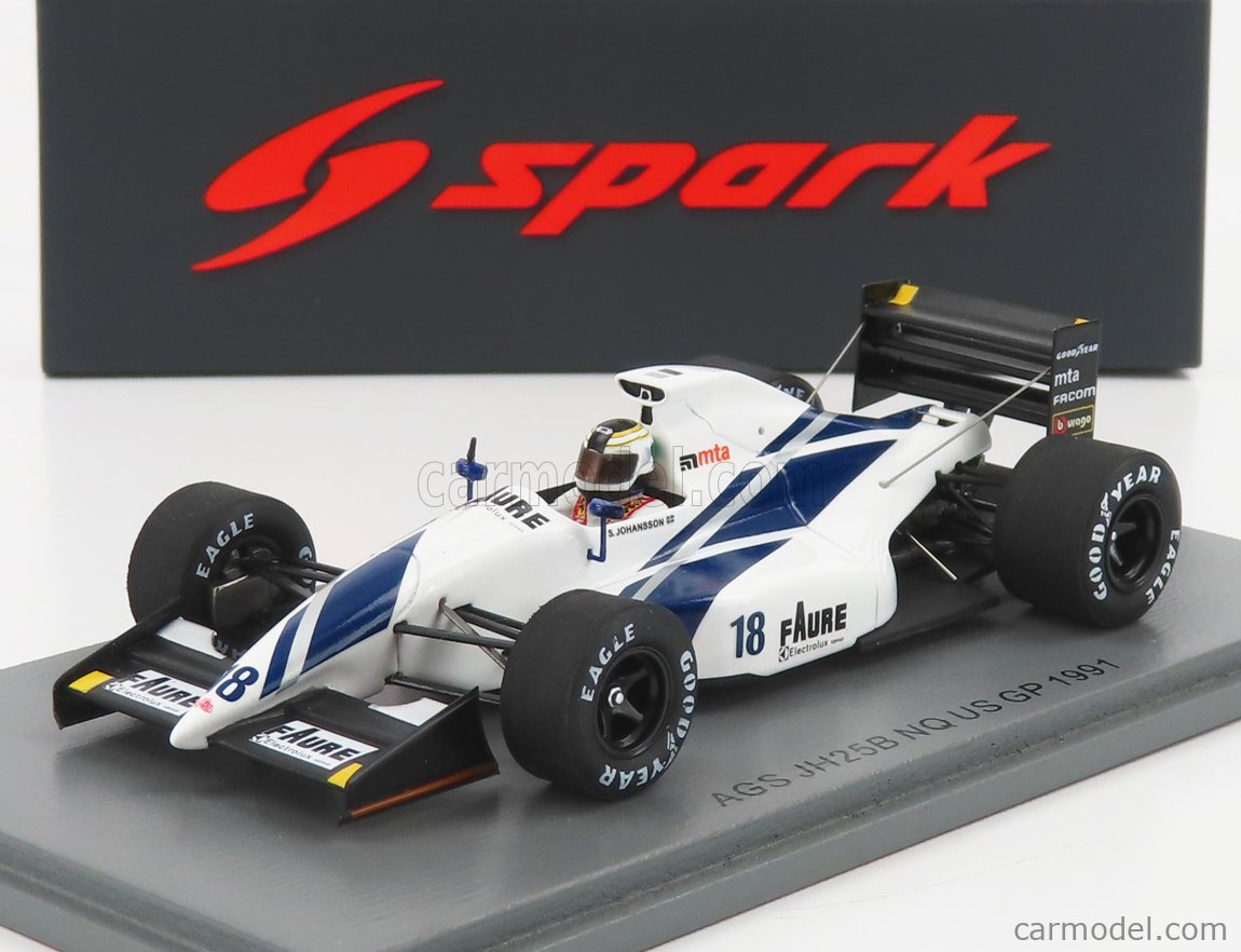 SPARK-MODEL S7227 Scale 1/43 | AGS F1 JH25B N 18 USA GP 1991 S ... SPARK-MODEL S7227 Scale 1/43 | AGS F1 JH25B N 18 USA GP 1991 S ...