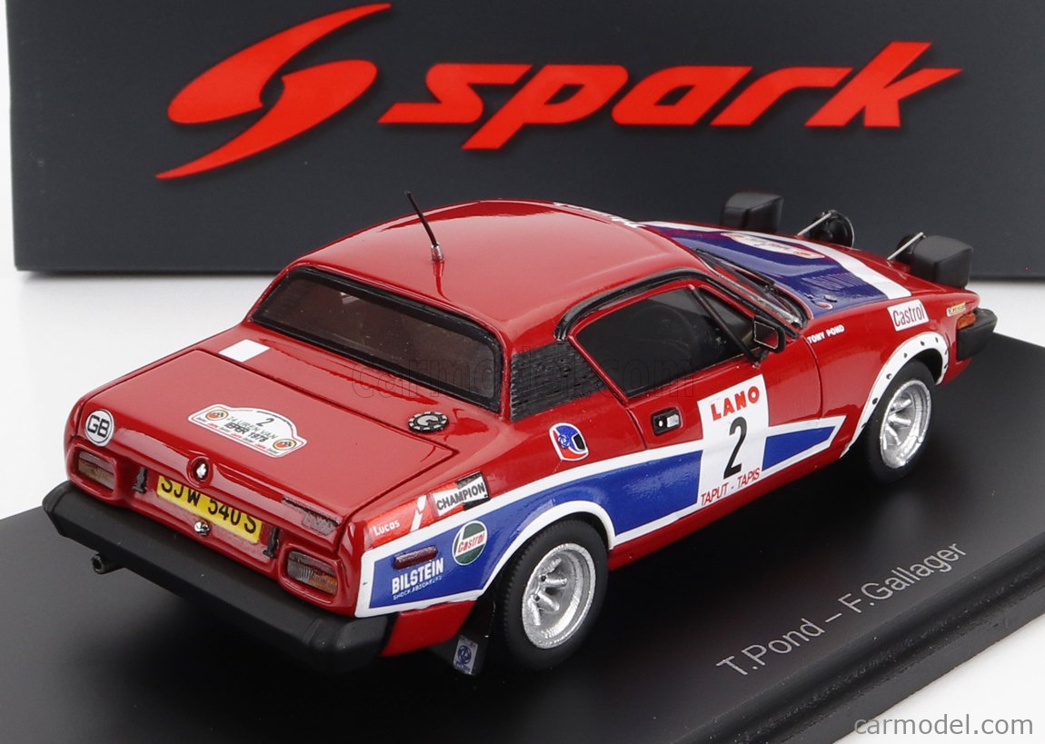 SPARK-MODEL S7056 Scale 1/43 | TRIUMPH TR7 COUPE N 2 WINNER RALLY YPRES ...