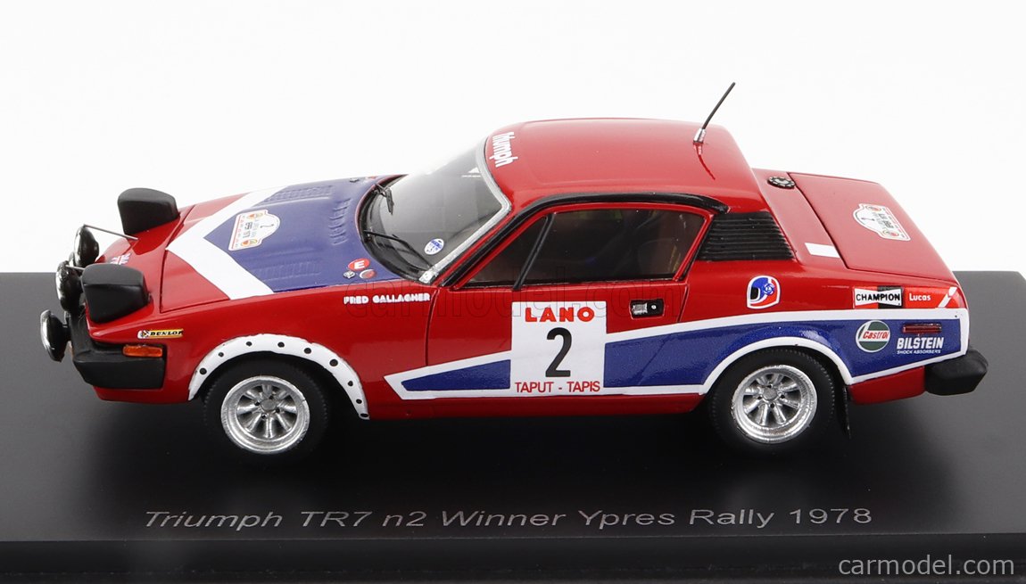 SPARK-MODEL S7056 Scale 1/43 | TRIUMPH TR7 COUPE N 2 WINNER RALLY YPRES ...