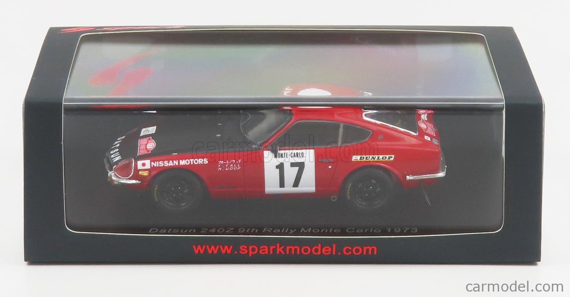 SPARK-MODEL S6285 Scale 1/43 | DATSUN 240Z COUPE N 17 RALLY MONTECARLO ...