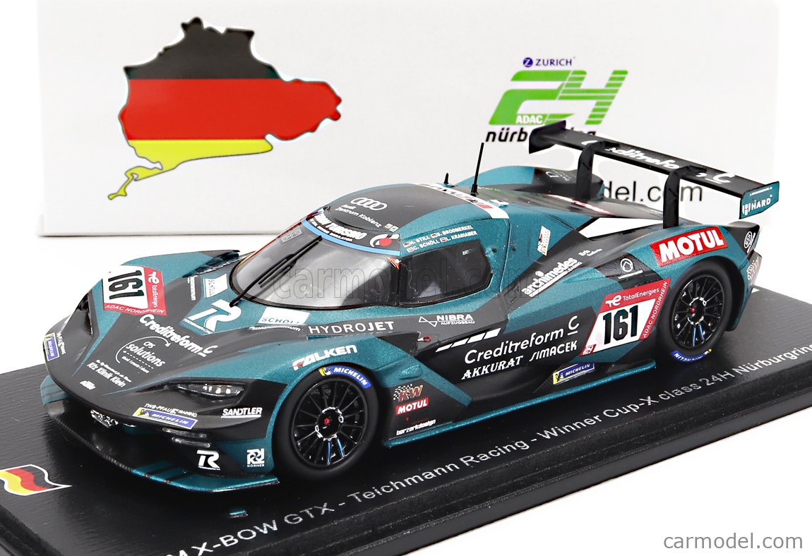 SPARK-MODEL SG856 Scale 1/43 | KTM X-BOW GTX TEAM TEICHMANN RACING N 161 WINNER CUP-X CLASS 24h ...