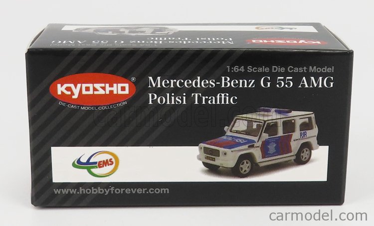 KYOSHO 07021H3 Scale 1/64 | MERCEDES BENZ G-CLASS G55 AMG POLISI ...