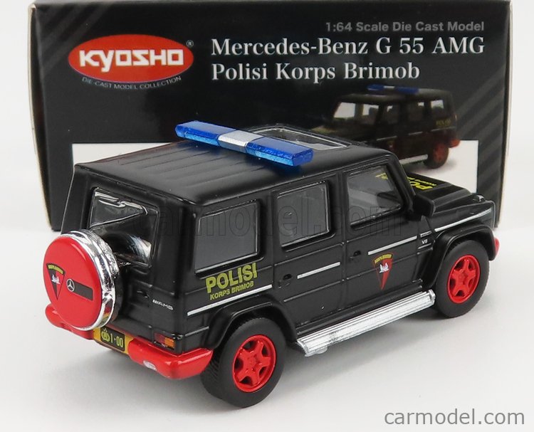 KYOSHO K07021H2 Scale 1/64 | MERCEDES BENZ G-CLASS G55 AMG POLISI 2018 ...